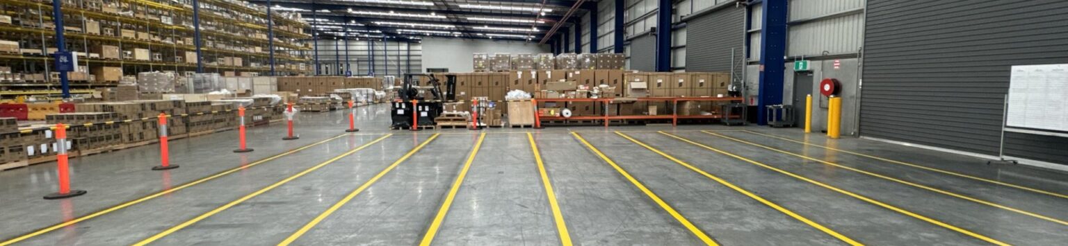 Warehouse Line Marking Melbourne | On Point Line Marking